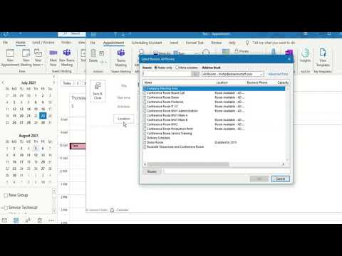 How to Book a Conference Room for Your Microsoft Outlook Meeting