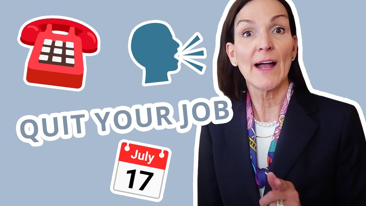 How to QUIT Your Job (TEMPLATE INCLUDED)