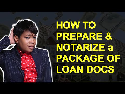 The $1,500/Wk Plan: How to Prepare & Notarize a Package of Loan Documents