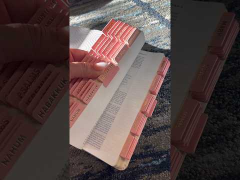 #unboxing my new Bible & Bible tabs! 🤩 #christiancontent #christiancommunity #bible #amazonhaul