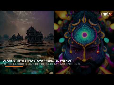 Indian artist explores ancient India and Indian culture using AI