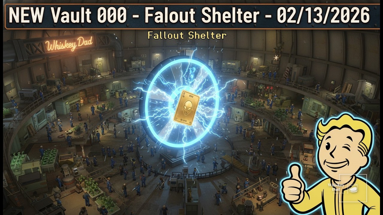 NEW Vault 000 - Fallout Shelter - Insane Lucky Spin Alien Pet Win! - 02/13/2026