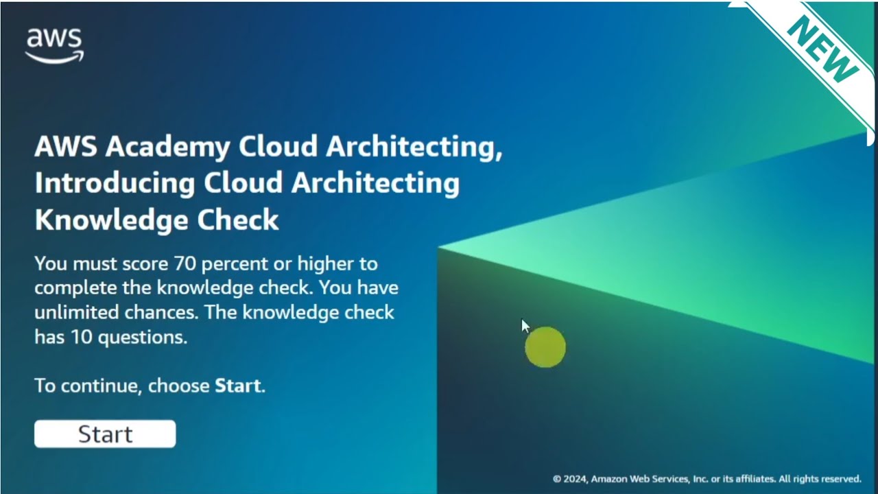 Module 2 Knowledge Check Answers || Introducing Cloud Architecting || AWS CLOUD ARCHITECTING || NEW