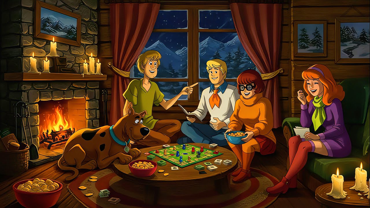 Scooby-Doo Fireside Lofi | Cozy Beats to Study, Relax & Unwind