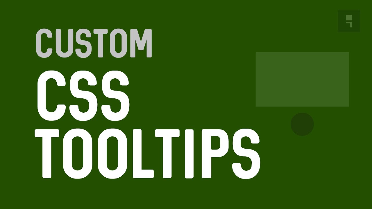 Tooltips with CSS Only