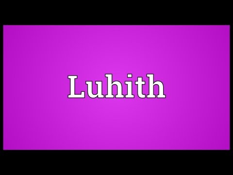 Luhith Meaning