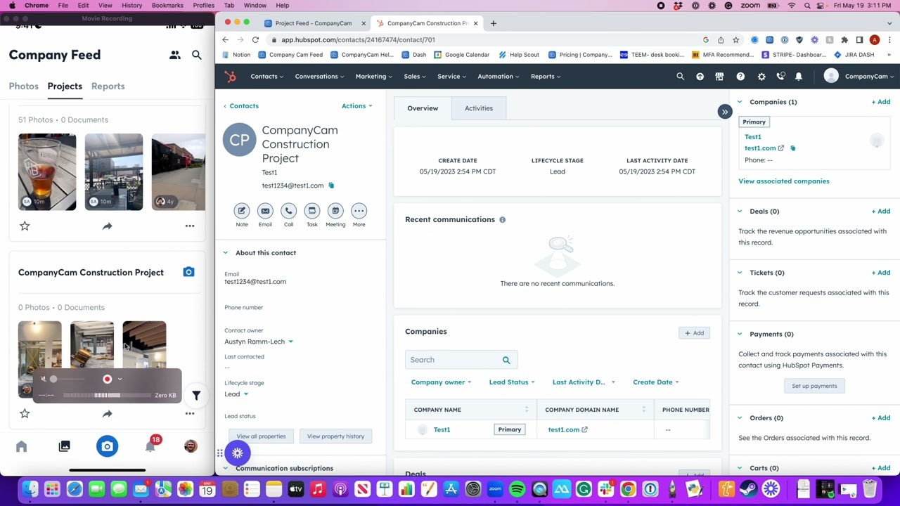 How the HubSpot + CompanyCam Integration Works
