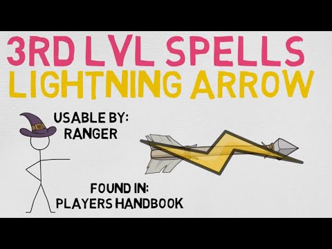 3rd Level Spell #34: Lightning Arrow (DnD 5E Spell)