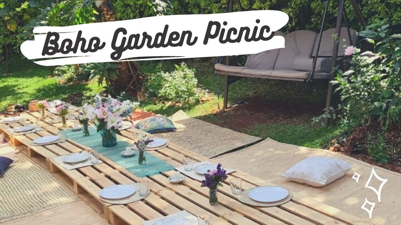 Boho Garden Picnic | Aesthetic Pinterest Inspired