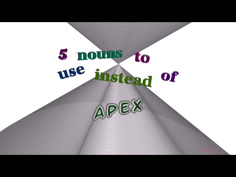 apex - 8 nouns which are synonyms to apex (sentence examples)