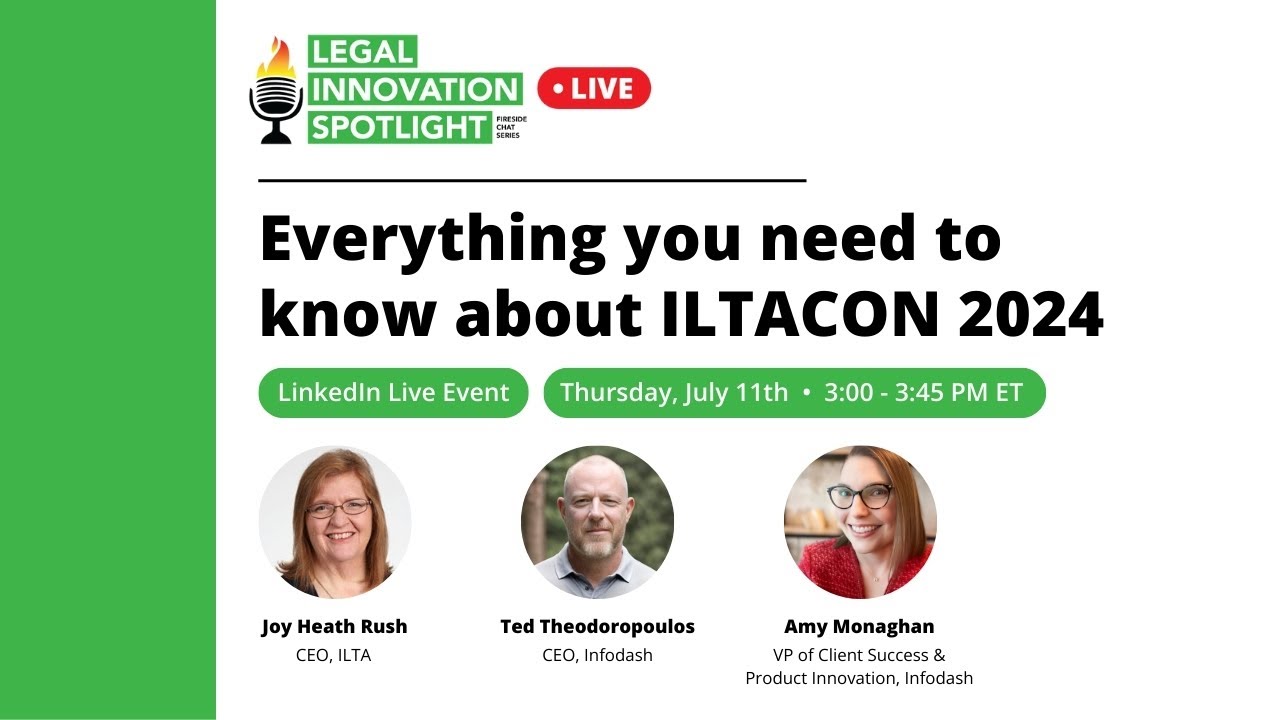 LinkedIn Live Event: Everything you need to know about ILTACON 2024