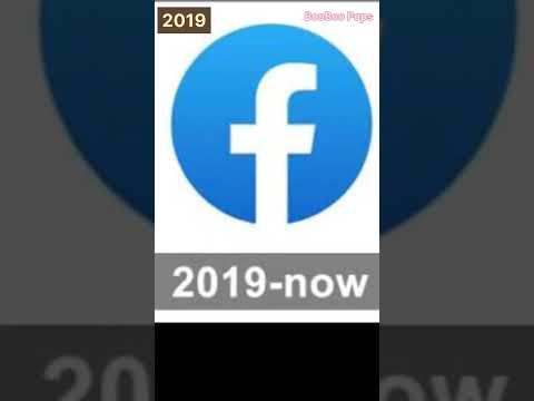 Facebook Logo Evolution #facebook #shortsfeed #facebooklogo #फेसबुक