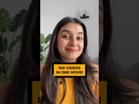 I made 100 videos in 1 hour using AI #youtubeshorts #aitools