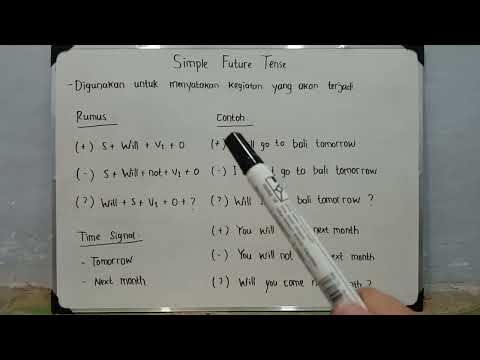 Simple Future Tense ( Verbal ) / Rumus Time Signal Dan Contoh Kalimat