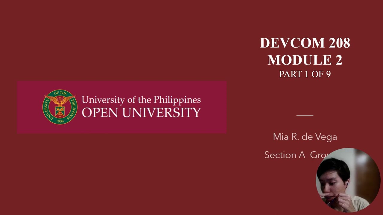 DevCom 208 MODULE 2 PART 1 SECTION A