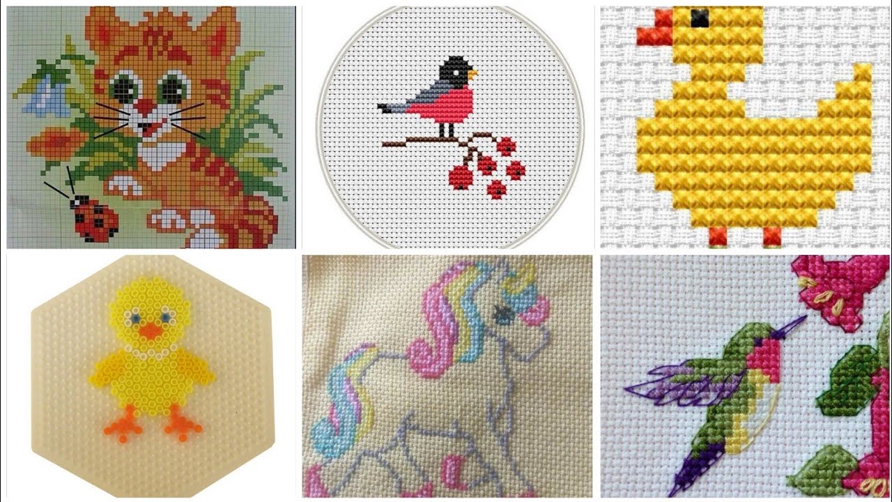 New Trendy 44 Cross-stitch Pattern -Mexican Embroidered Pattern design