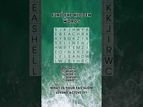 Coastal Grandma Wordsearch