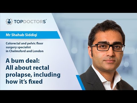 A bum deal: All about rectal prolapse, including how it's fixed - Online interview