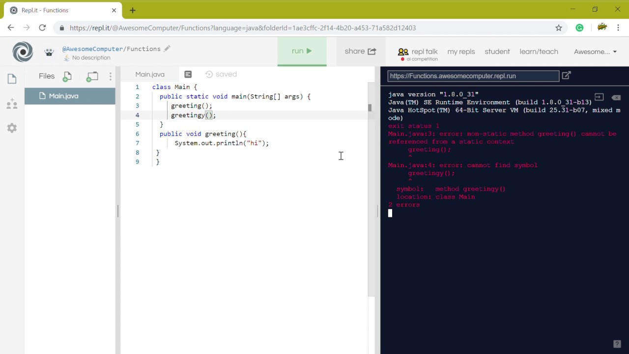 Java Coding | Episode 5 | Reusable Code
