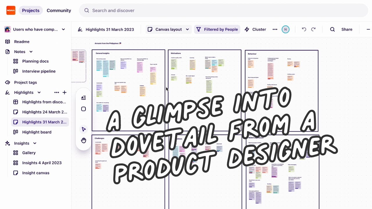 A glimpse into Dovetail for storing and synthesising user research | UX & Product Design