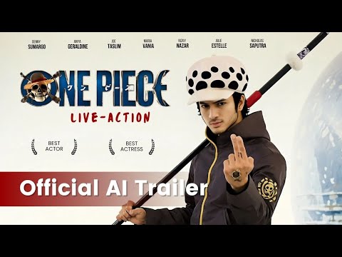 ONE PIECE INDONESIA LIVE-ACTION - Cinematic AI Trailer [Rizky Nazar, Anya Geraldine] Fancast Artis