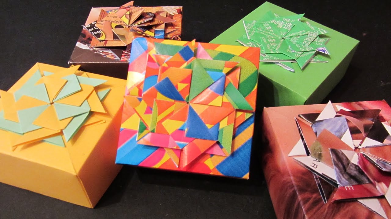 Tutorial: Cajitas decoradas. Boxes made of magazines.