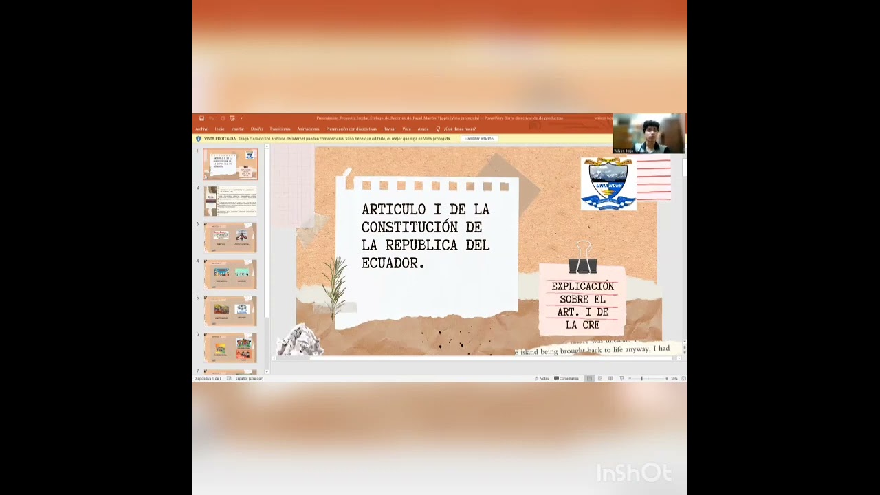 Artículo 1 de la Constitución de la República del Ecuador 