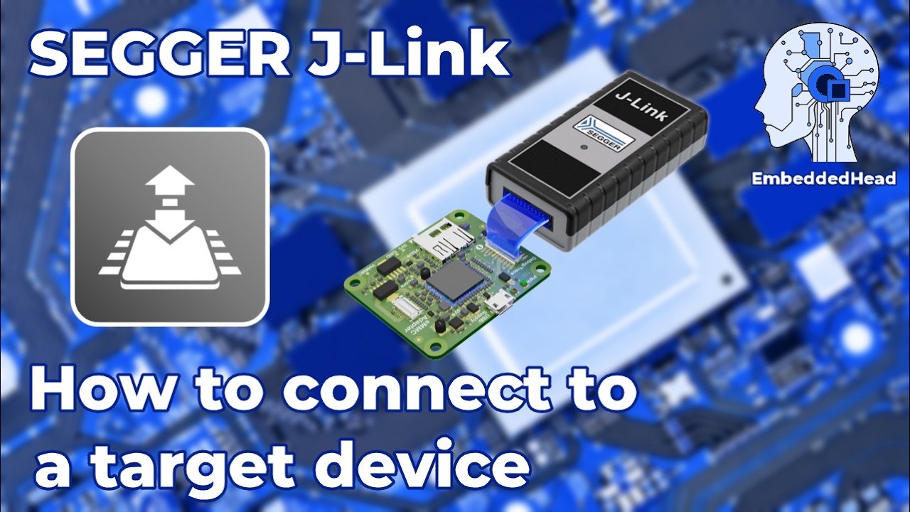 How to connect a SEGGER J-Link debug probe to a target device