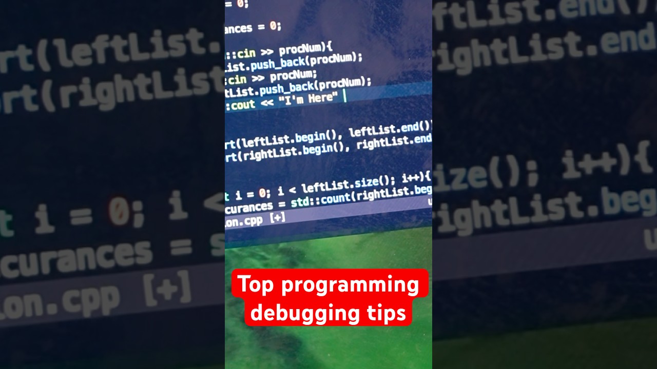 Top debugging tips for programmers REAL