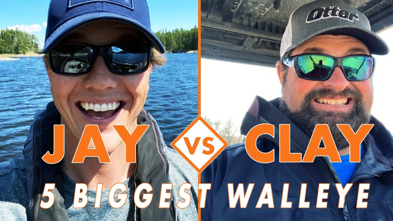 Jay VS Clay - Biggest Walleye Challenge!