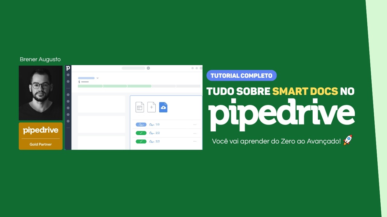Como gerar e assinar documentos no CRM Pipedrive usando Smart Docs | Tutorial Completo