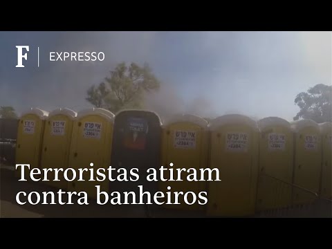 Israel divulga vídeo em que terroristas atiram contra banheiros de rave