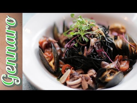 Perfect Squid Ink Pasta with Gennaro