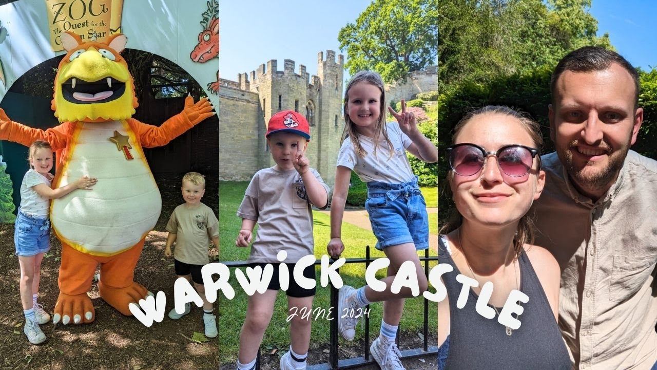 WARWICK CASTLE | Great place to visit with kids! | The Falconer's Quest, Meeting Zog!