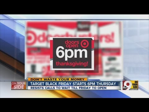 Target Black Friday starts 6 p.m. Thursday