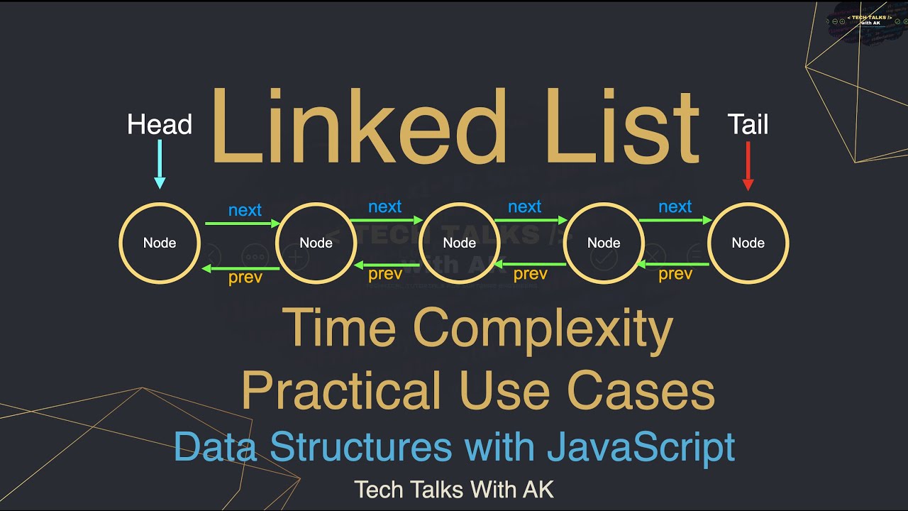 Linked List Time Complexity and Practical Use Cases | Data Structures with JavaScript
