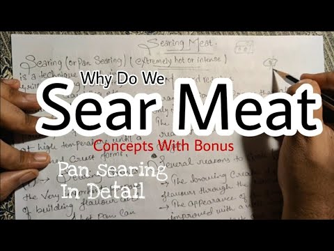 Searing Meat (Why) | In Detail | Hotel Management Tutorial In Hindi & English