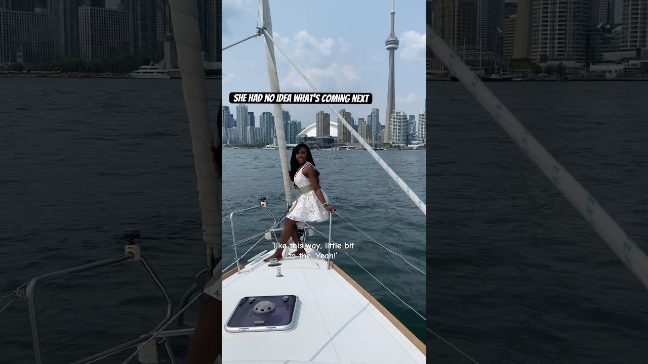 Part 1: Surprise Marriage Proposal Photoshoot On A Sailing Boat In Toronto