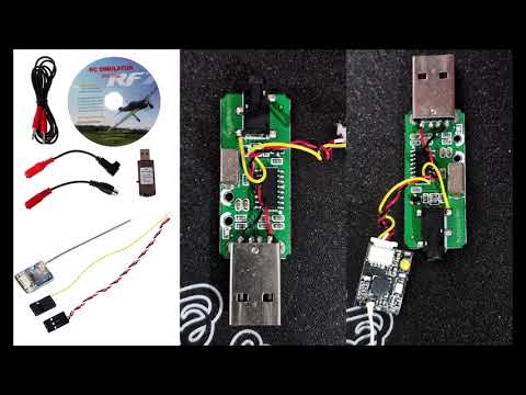 How to connect a Transmitter to PC wireless for flight simulators