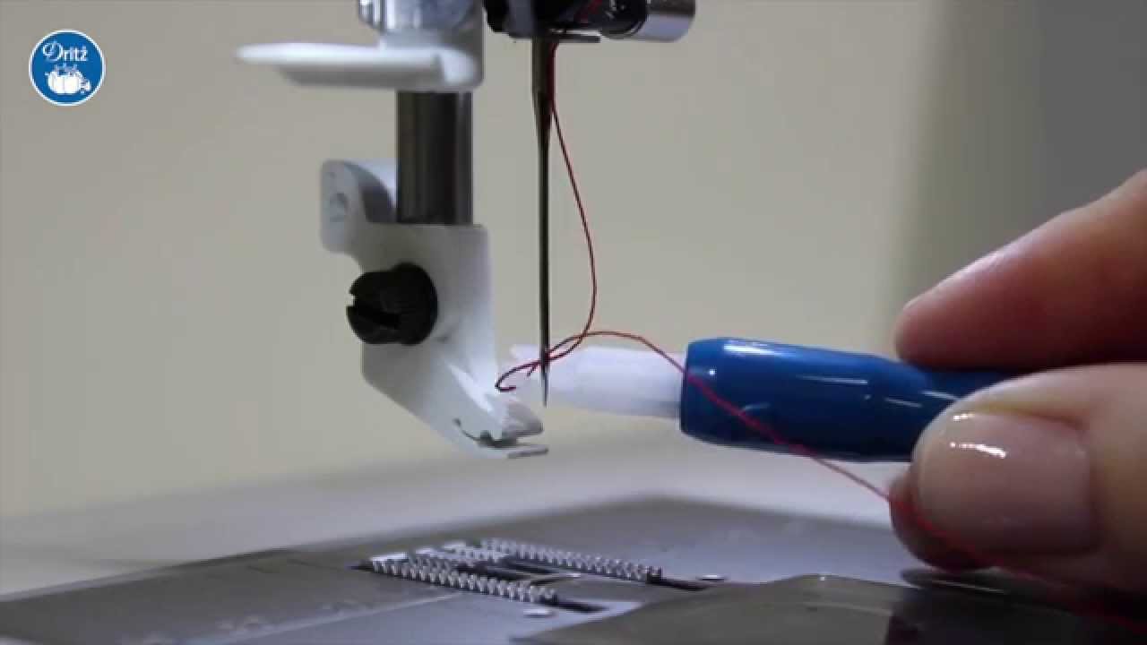 How to use a Dritz Machine Needle Inserter & Threader