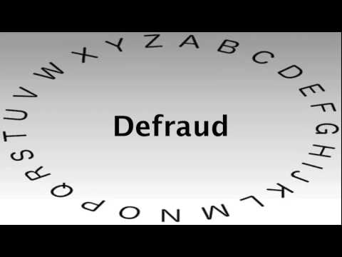 SAT Vocabulary Words and Definitions — Defraud
