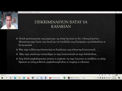 kasarian at sesuwalidad
