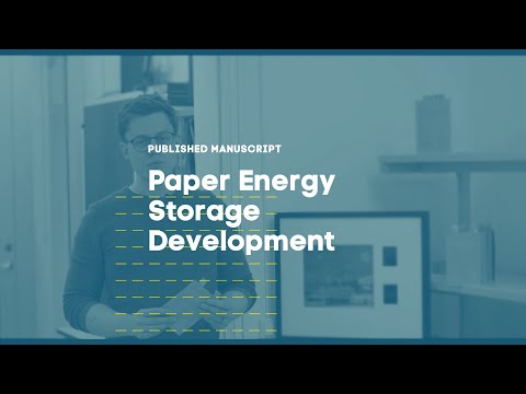 Paper Energy Storage Development