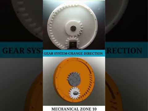 Gear system-change direction #machine #industrialmachine #mechanism
