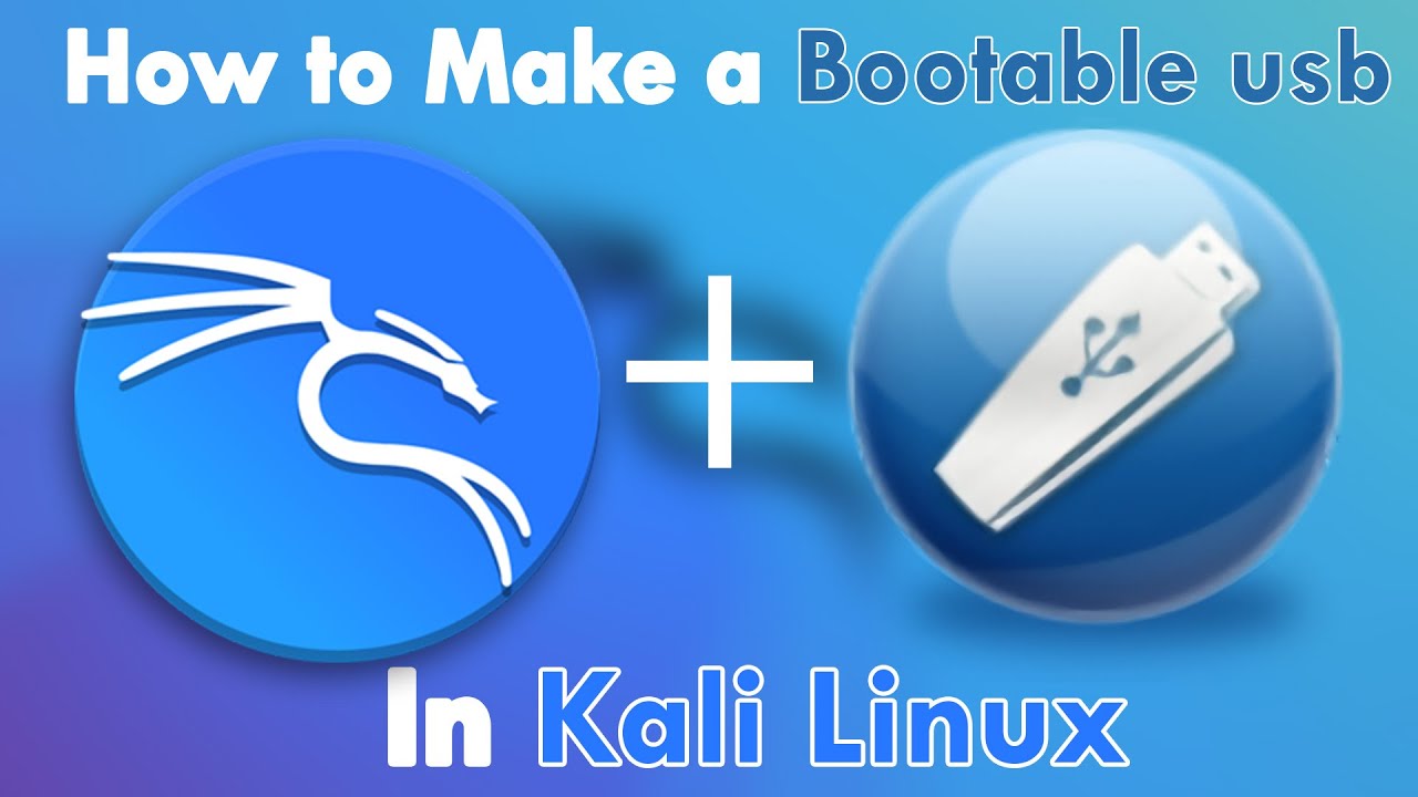 How to make a bootable usb in linux | ft. kali linux