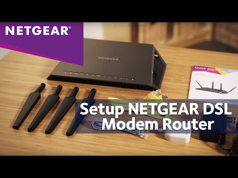 How to install NETGEAR DSL Modem router – Router