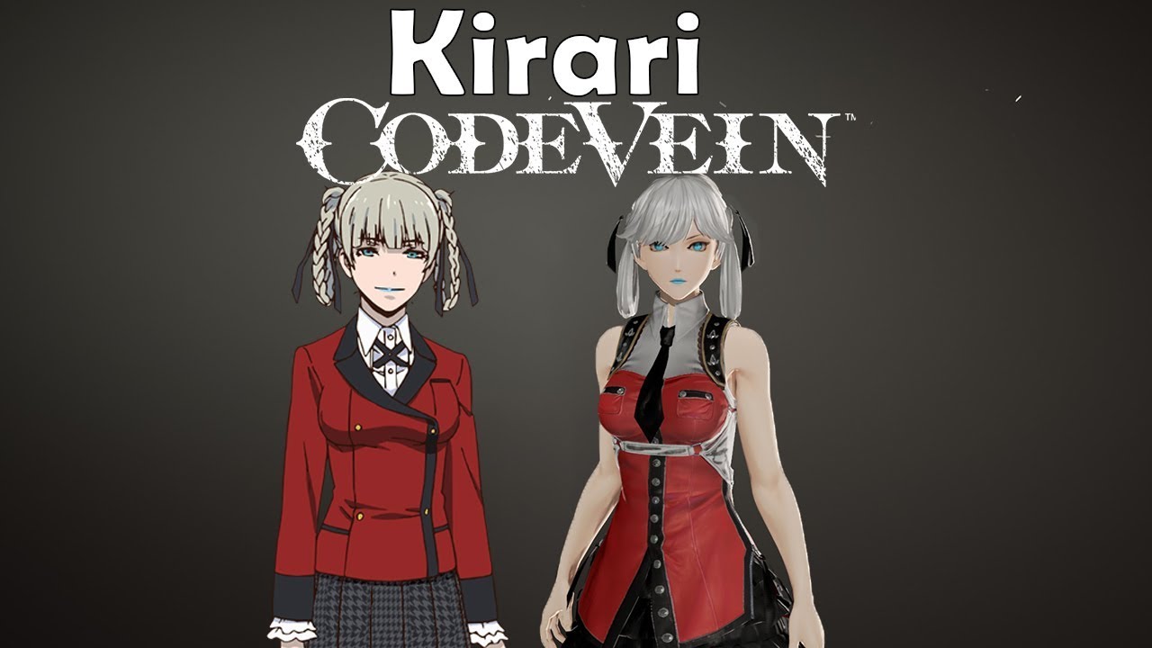 Code Vein - Kirari Momobami character (Kakegurui)