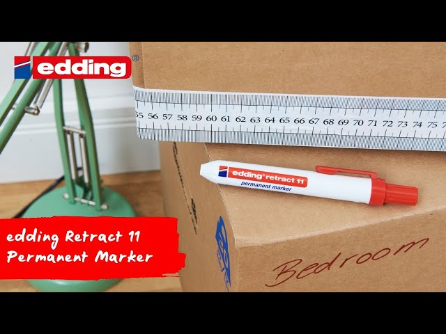 edding Permanent-Marker retract 11, Schwarz