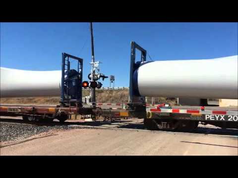 Train with propellers