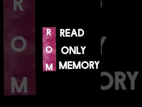 Full Form of RAM & ROM l Basic Concepts of Computer Video #Shorts